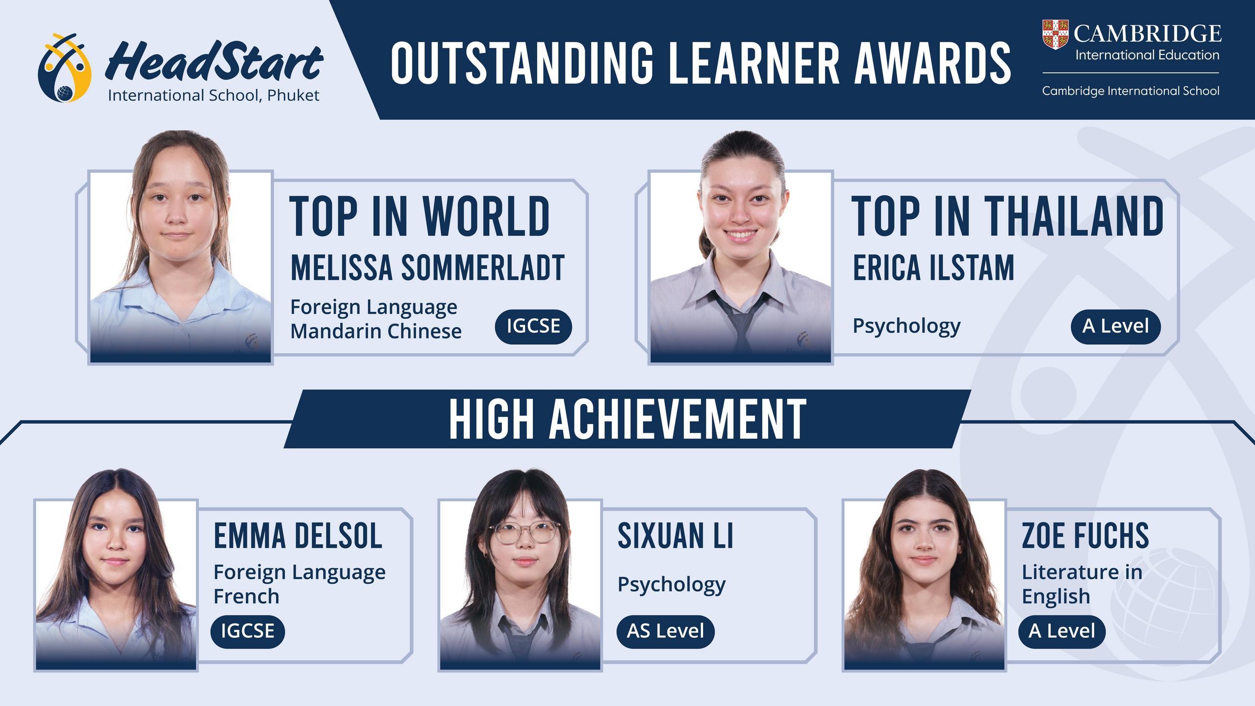 Celebrating Our Outstanding Cambridge Award Winners! | HeadStart International School