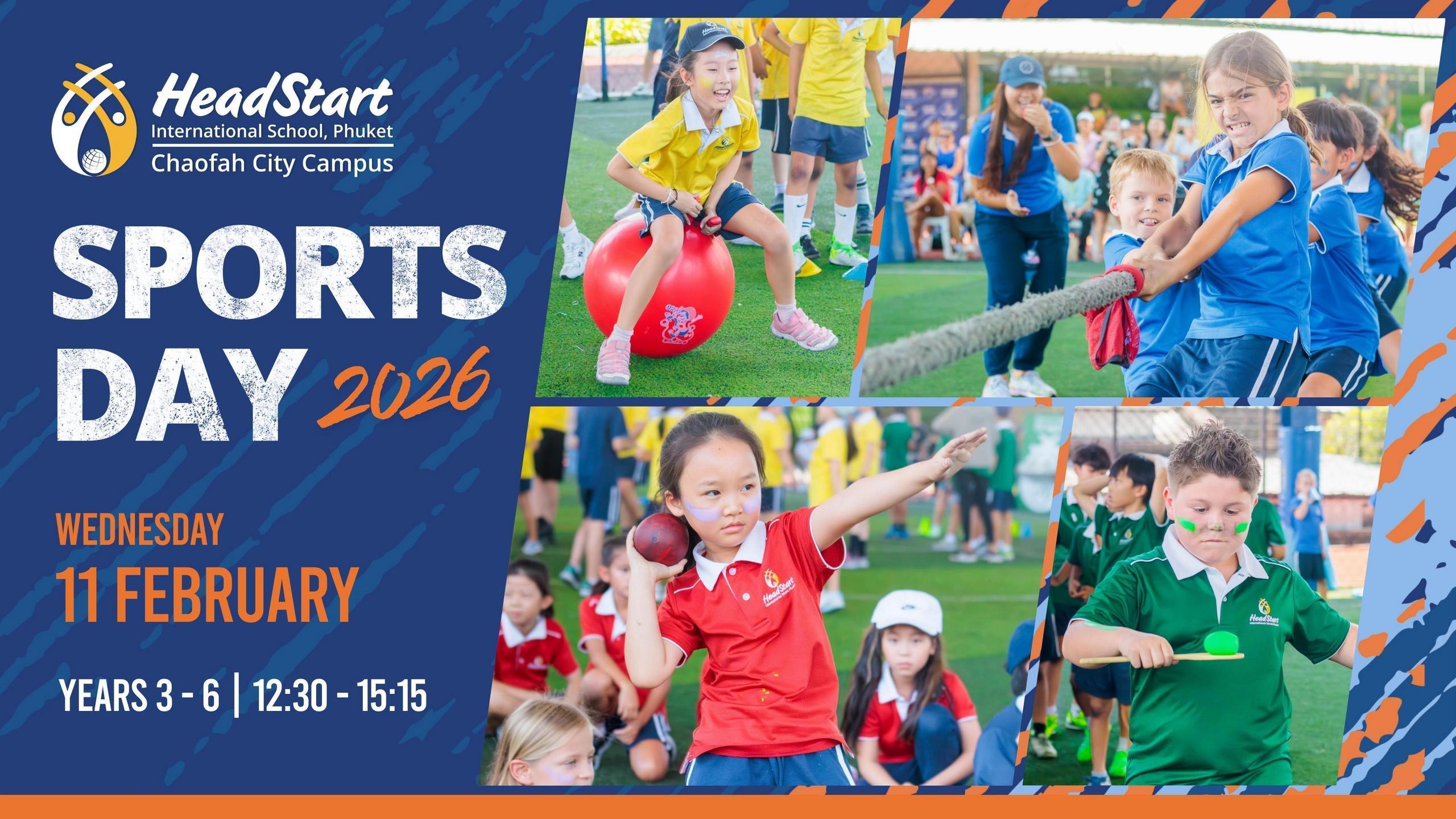 Sports Day Years 3 to 6 2026 | HeadStart International School